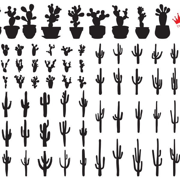 Cactus Svg - Etsy