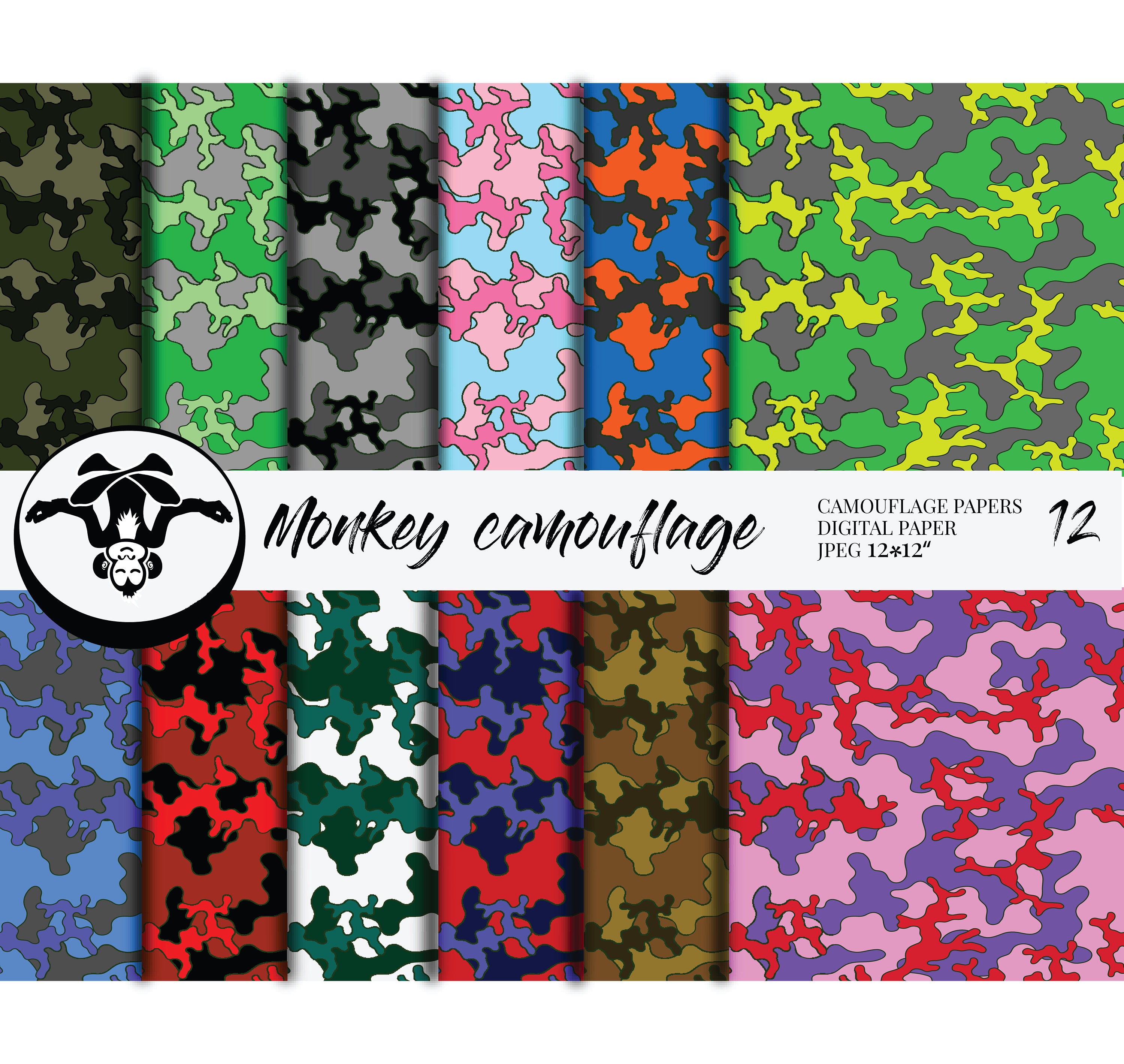 Colorful Digital Papers Scrapbook Papers Instant Download - Etsy