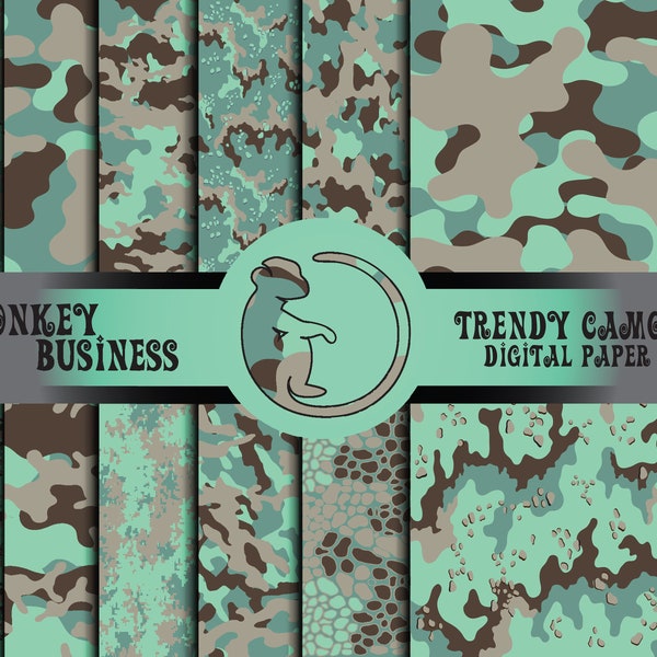 Camo Svg - Etsy