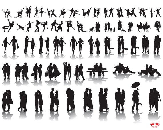 Human Hands Files eps jpg isolated vector Black silhouettes digital ...