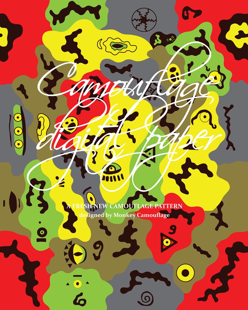 Spring camouflage collection.15 high quality camo digital | Etsy