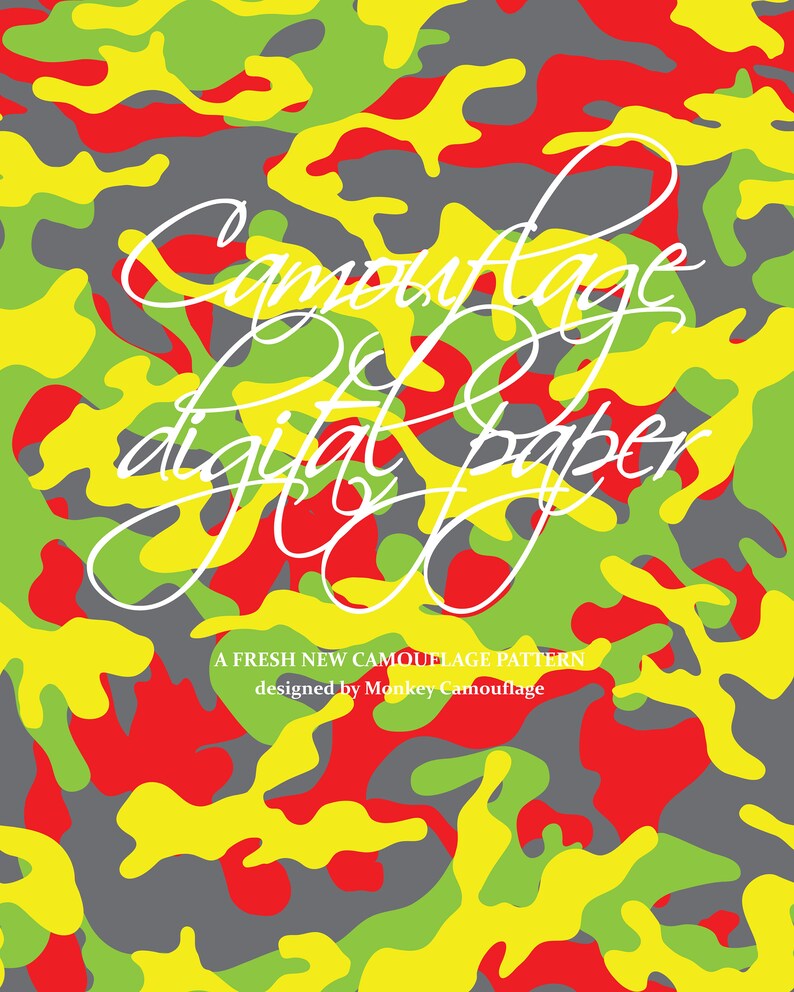 Spring camouflage collection.15 high quality camo digital | Etsy