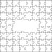 Puzzle Template, Svg File for Cricut, Instant Download, Cricut File ...