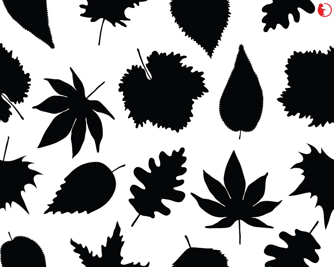 Seamless Leaf Pattern Svg Cut File Cricut File Instant - Etsy