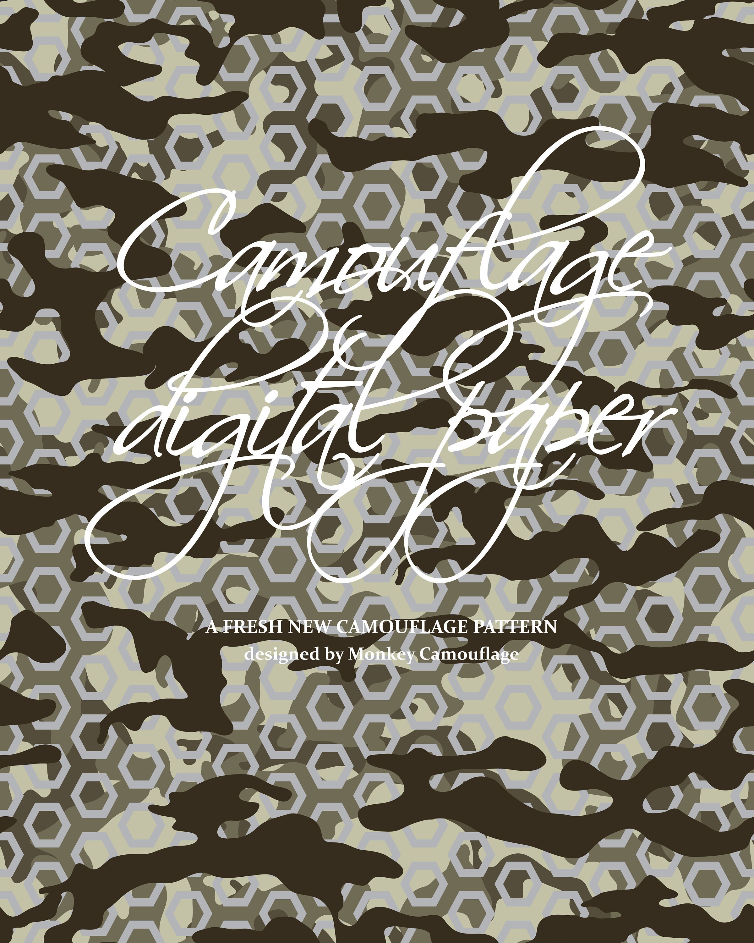 Camouflage Design 1212,jpeg, 300dpi.printable Art.camo Digital Paper ...