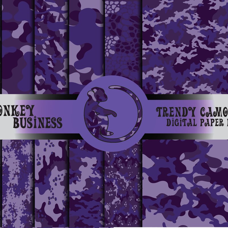 Purple Camo - Etsy