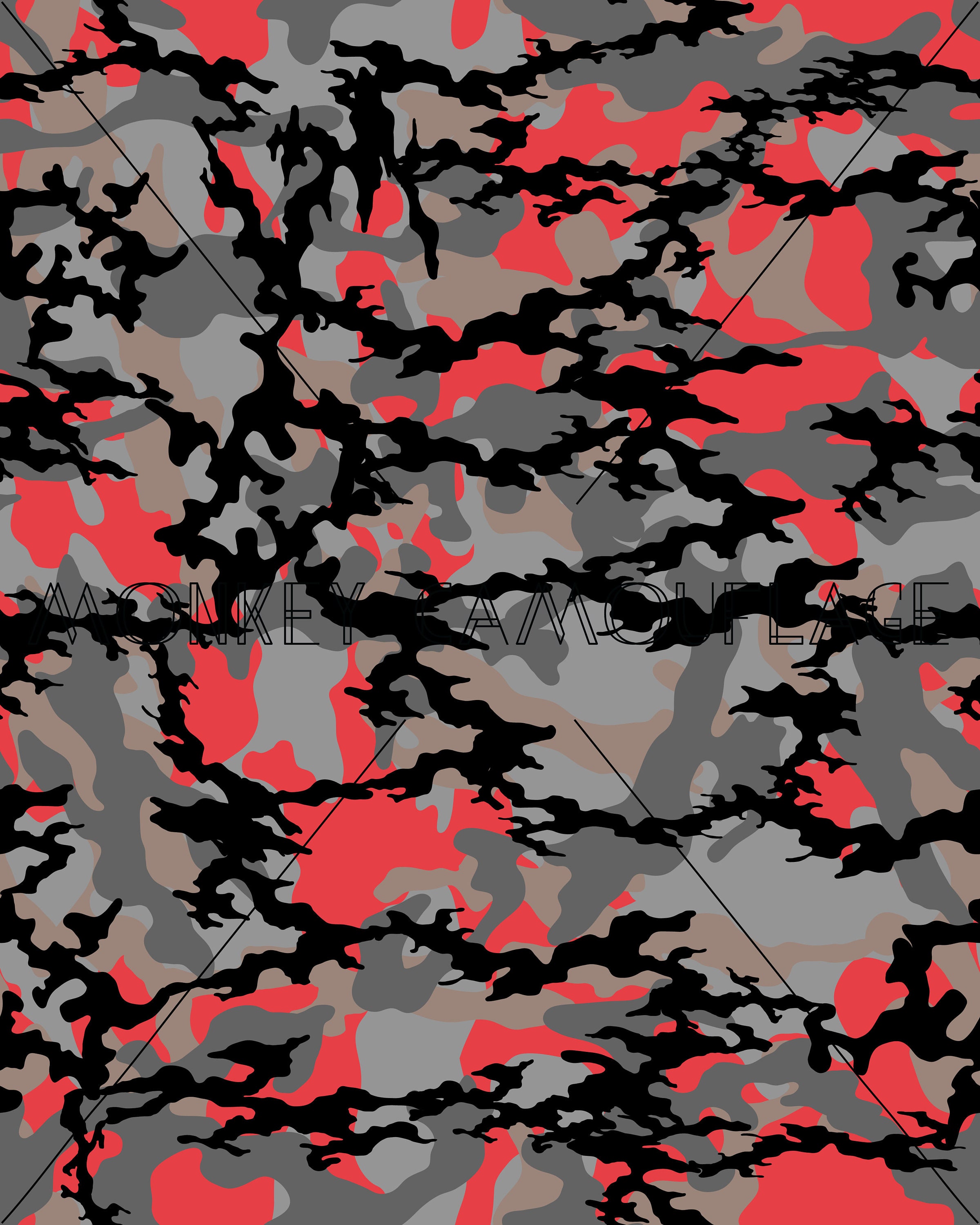 Srapbook Papers Collection of Camo Jpg Files 56 Camo | Etsy