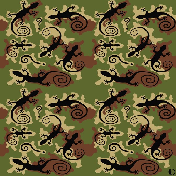 Lizard Camo - Etsy