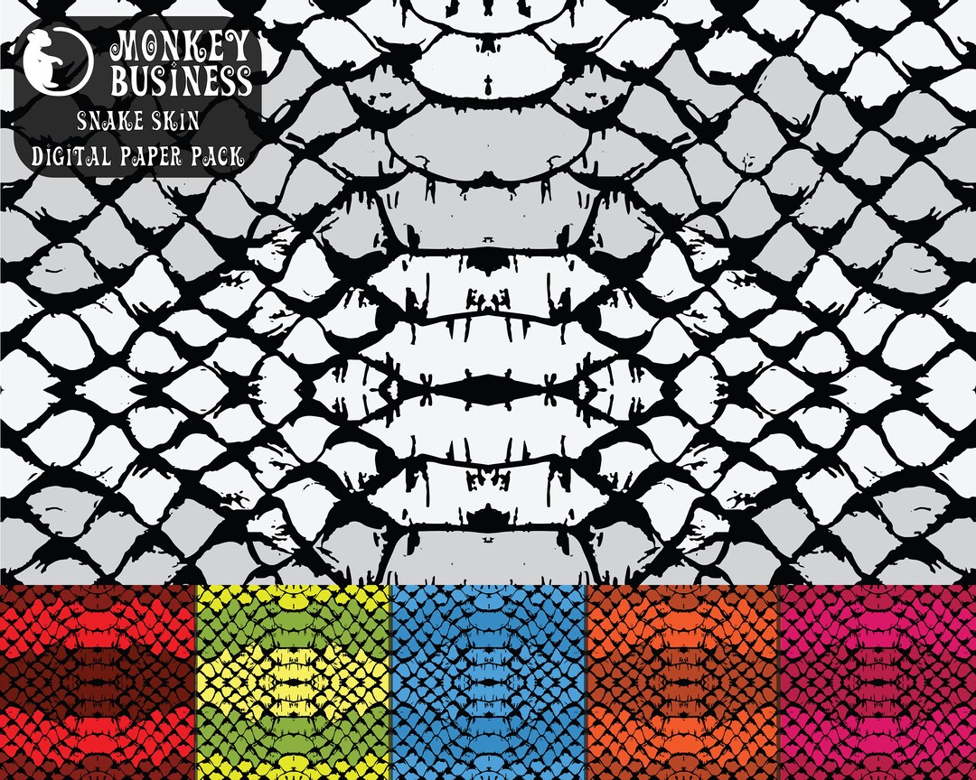 Snake Skin Texture, Instant Download, 6 High Quality JPG Files ...