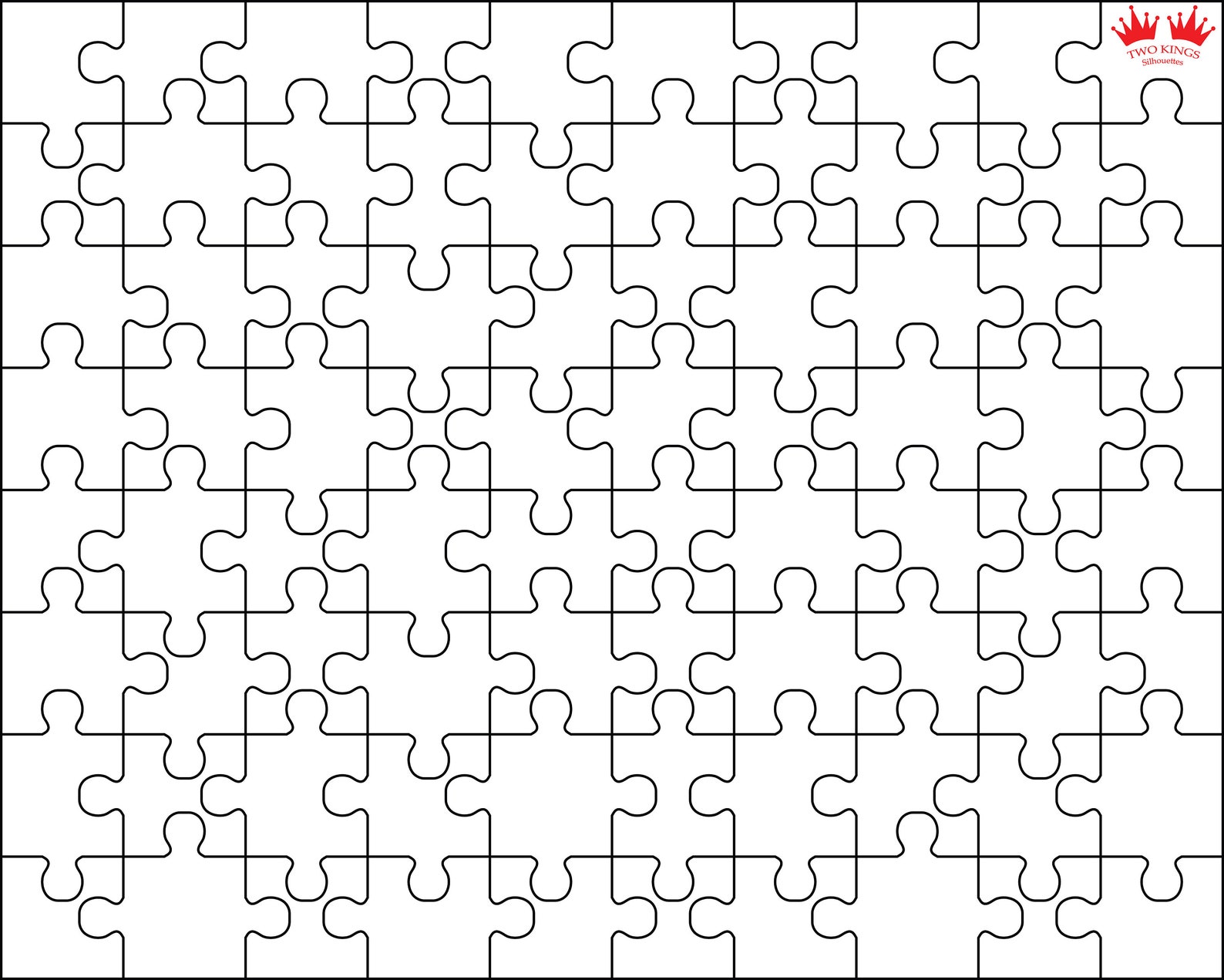 SVG Cut File, Puzzle 10x8 SVG Cut File, Svg File for Cricut, Instant ...