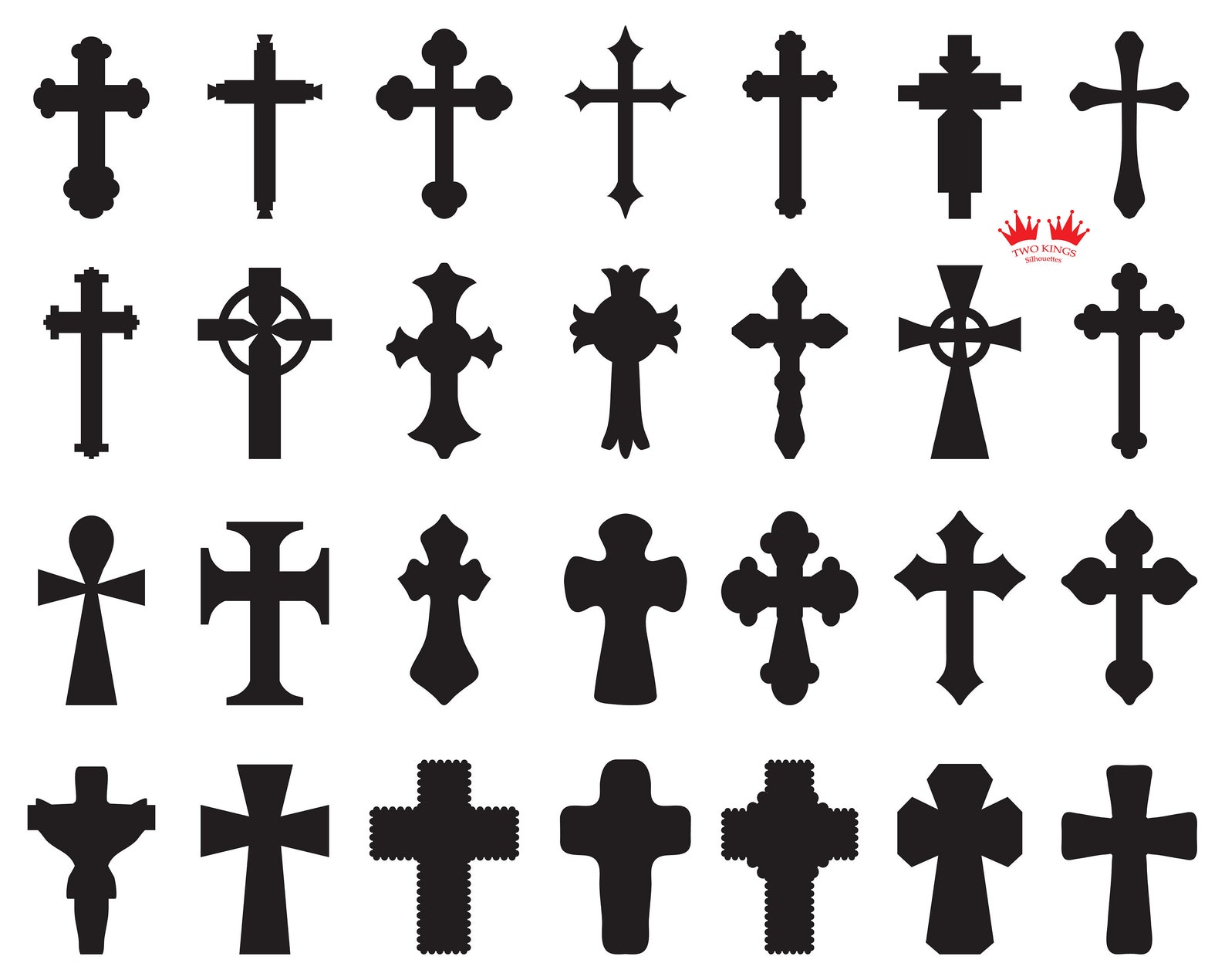 Crosses SVG, Digital Clipart, Files Eps, Jpg, Maze, Crosses Design ...