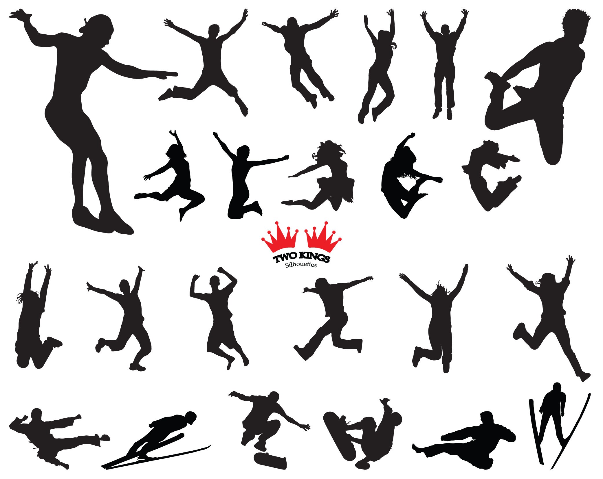 Jump Dance Silhouette