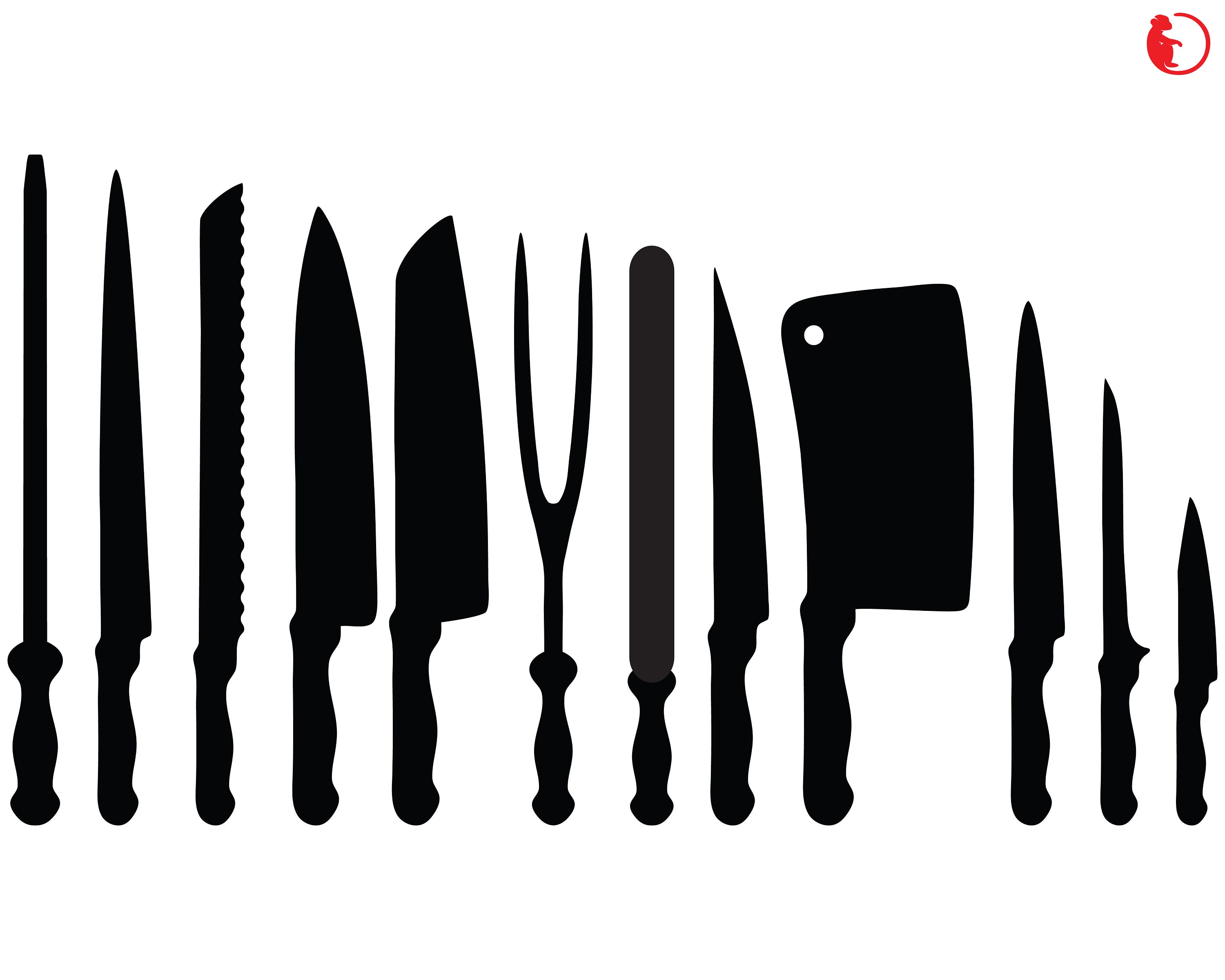 Knife Vector Pack, Svg Cut File, Instant Download, Cricut File,svg, Dxf ...