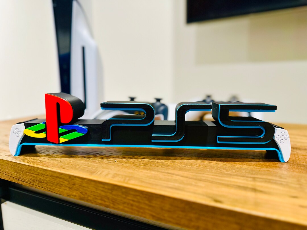 PS5 Shelf Sign, Kids Desk Nameplate, Game Shelf Sign, PS5 Sign, Sign ...