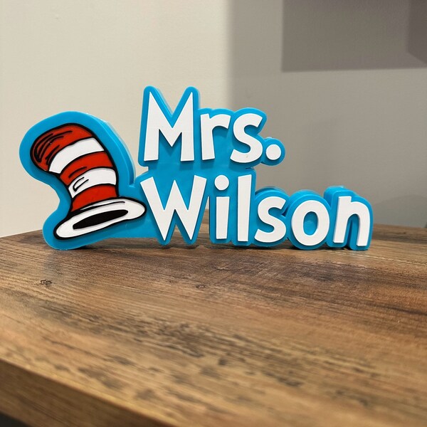 Dr Seuss Teacher - Etsy