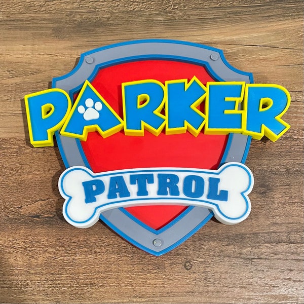 Paw Patrol Birthday Sign Svg - Etsy