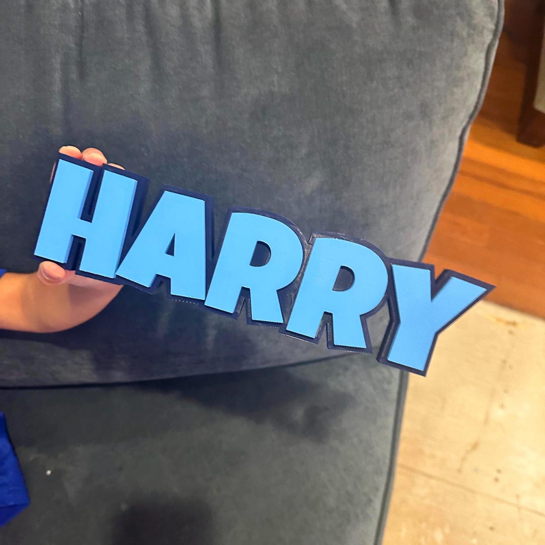 Personalized JUMBO Name Magnets, Large Name Magnets, 3D Locker Decor ...