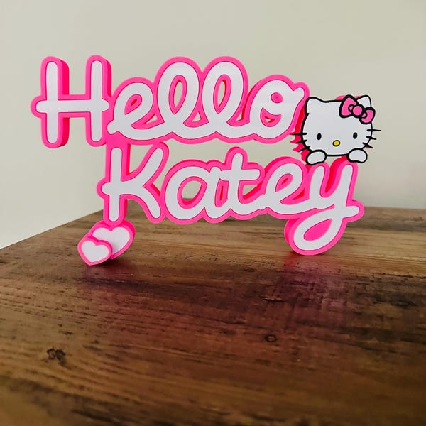 Hello Kittys Sign - Etsy