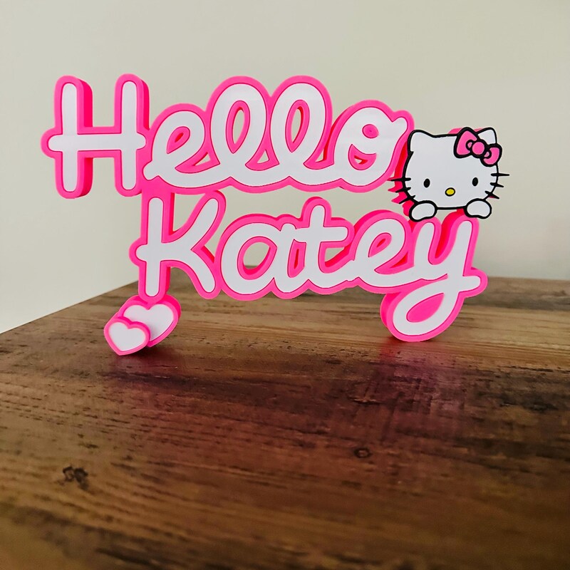 Hello Kittys Sign - Etsy