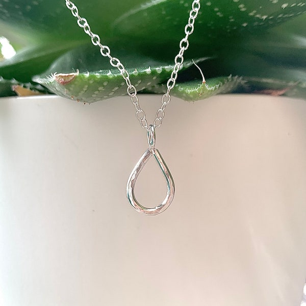 Teardrop Necklace - Etsy