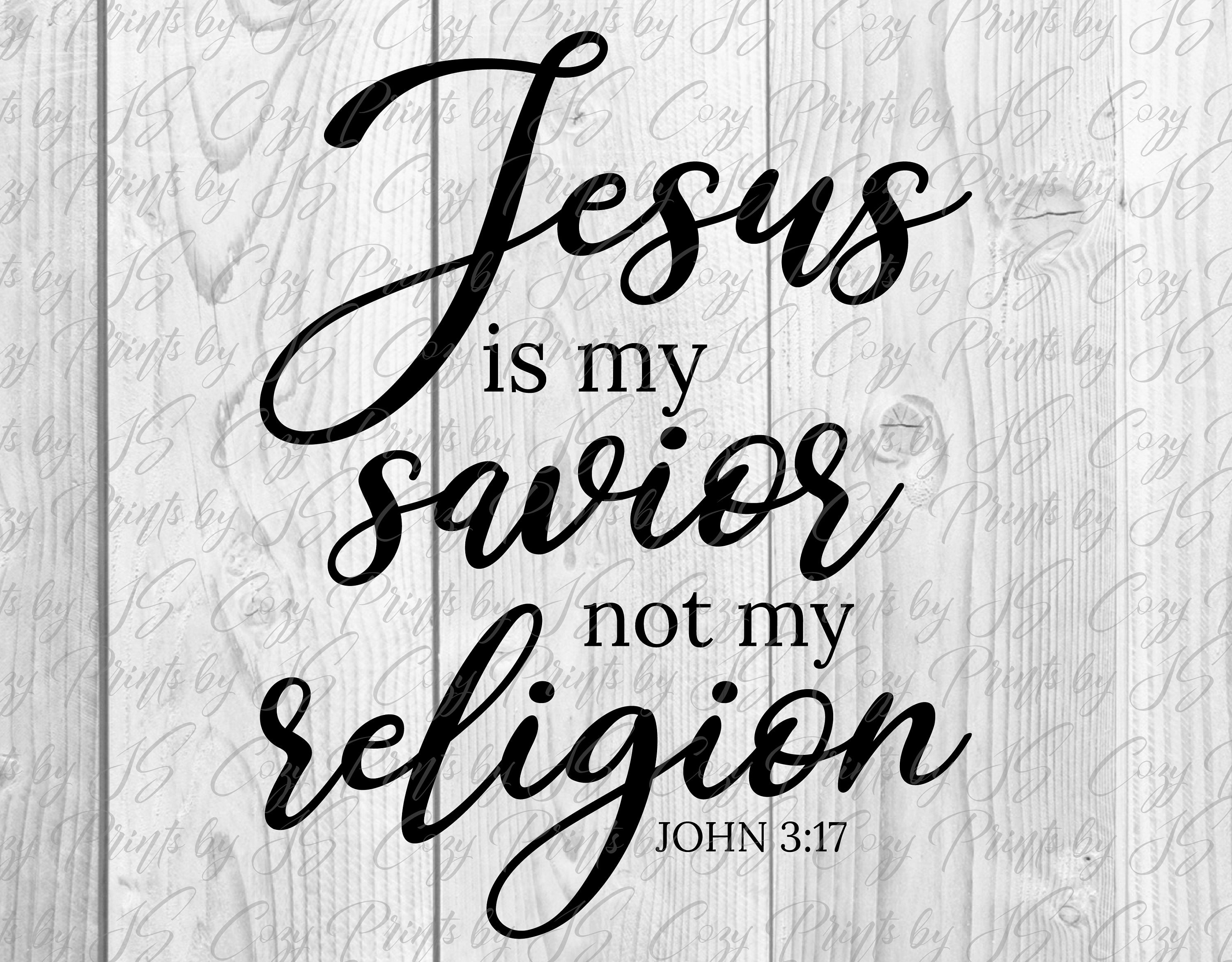 Jesus is my Savior bible verse svg christian quote for | Etsy Jesus is my Savior bible verse svg christian quote for | Etsy