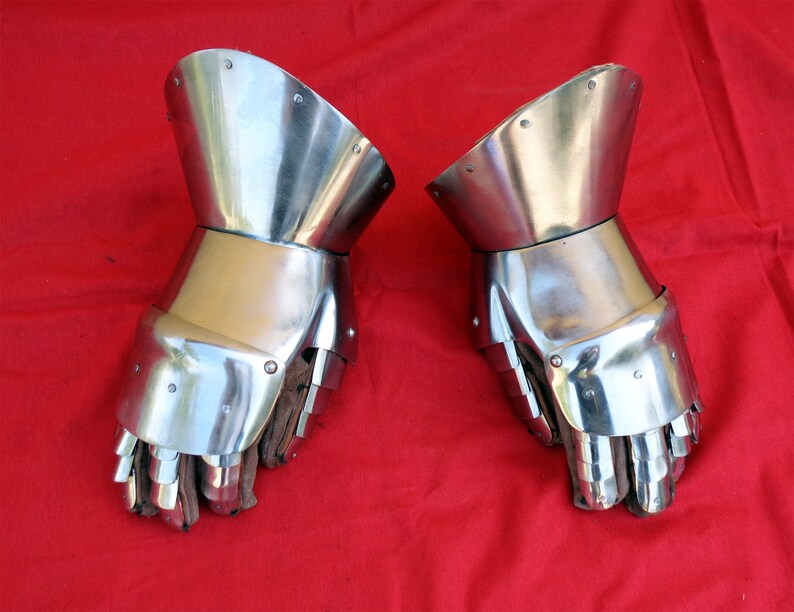 Mitten Gauntlets Battle Ready Medieval Plate Armour | Etsy