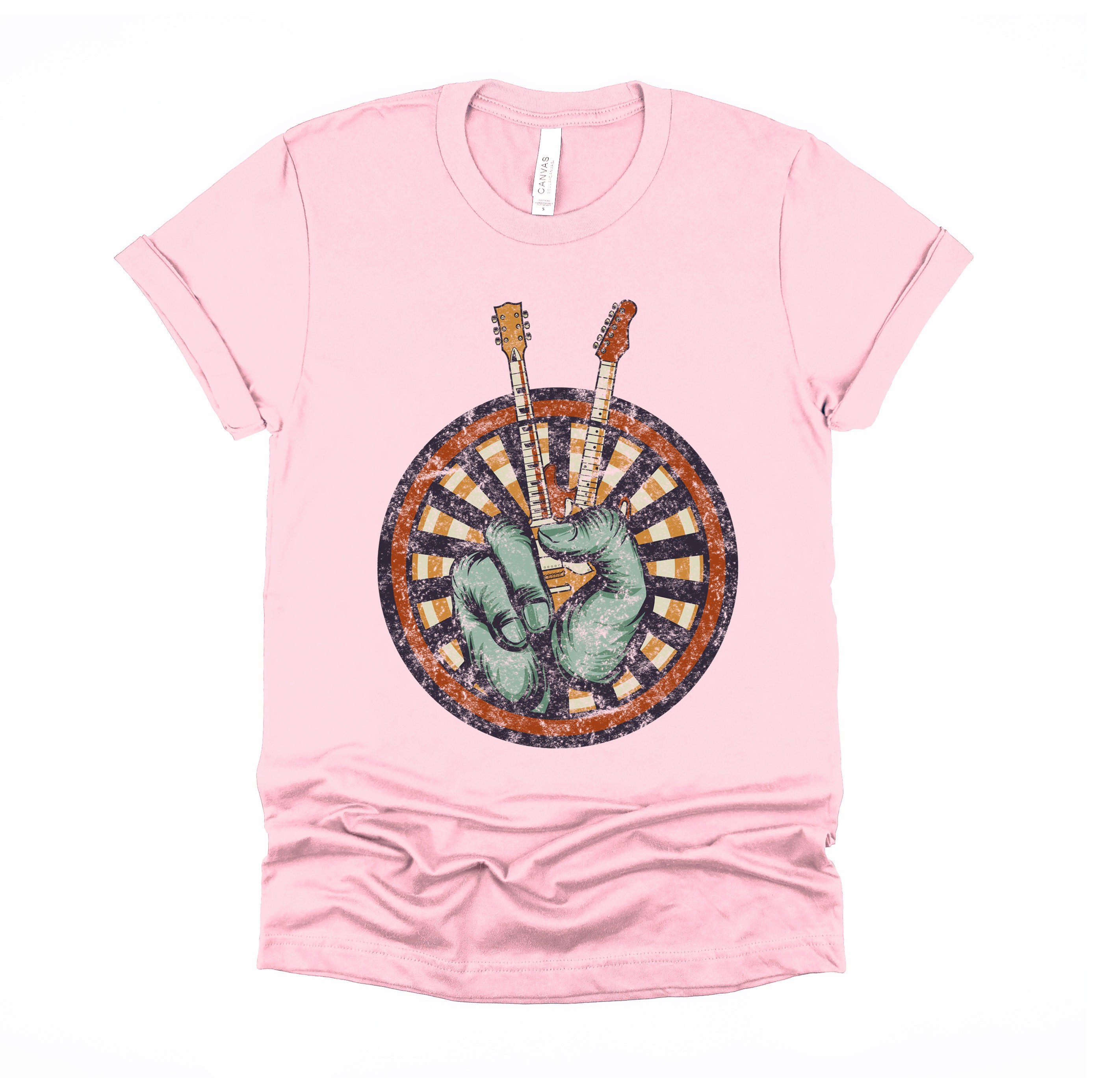 Peace Sign Rock Band Shirt Guitar Hand Musician Gift Music - Etsy