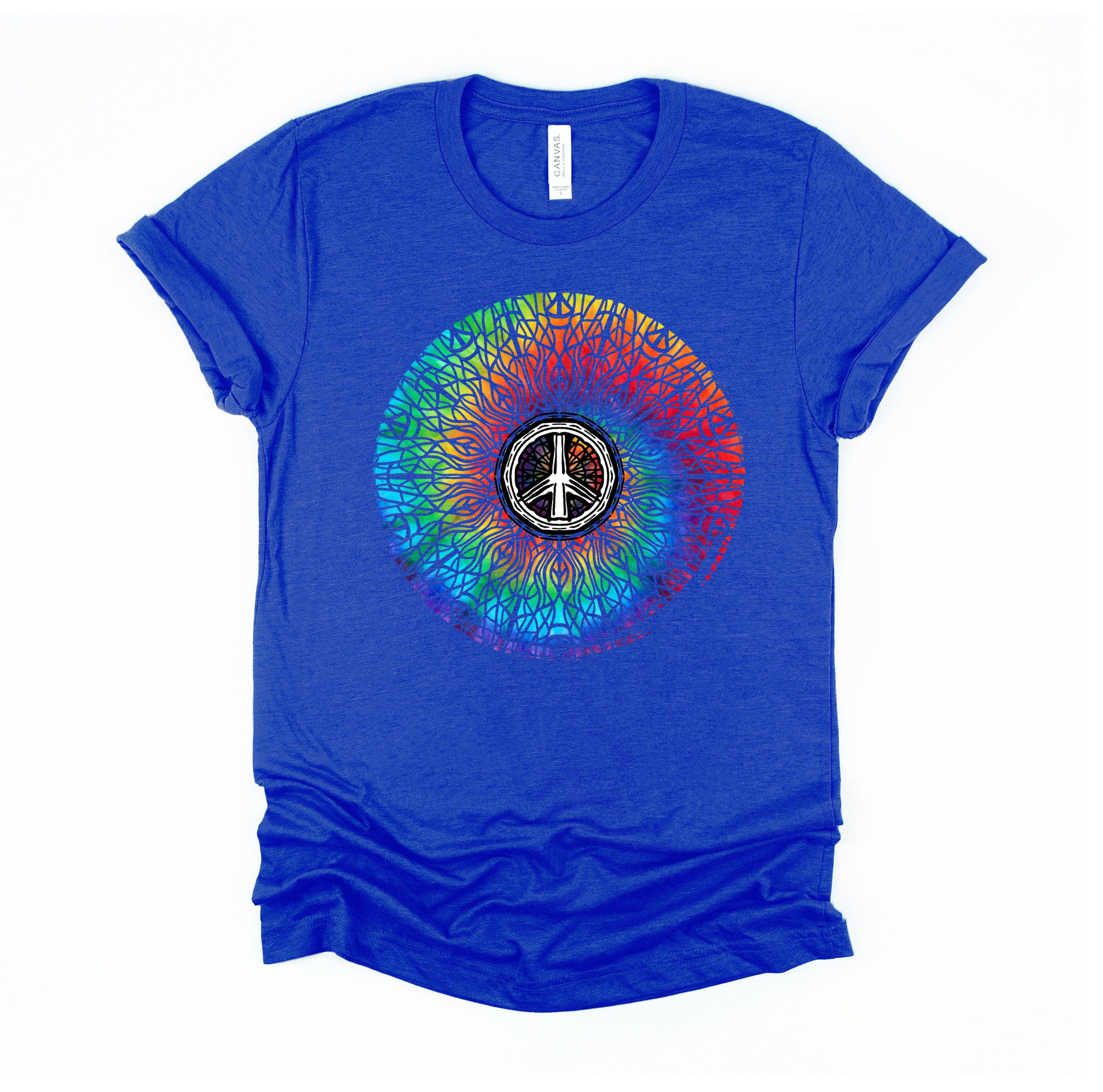 Peace Sign Tshirt / Tie Dye Peace Shirt / Kindness T Shirt / Hippie ...