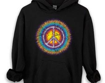 Peace Sign Hoodie | Etsy