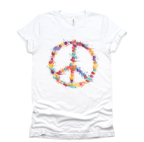 Peace Signs And Paint Splatters