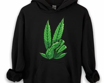 Pot Leaf Peace Sign - Etsy