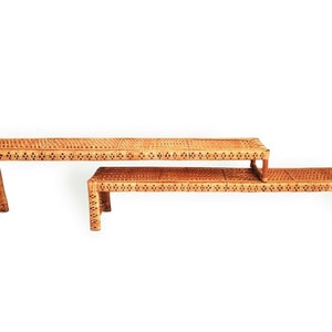 Rattan Resizable TV Stand / Media Table / TV Table / Wood Console Table ...