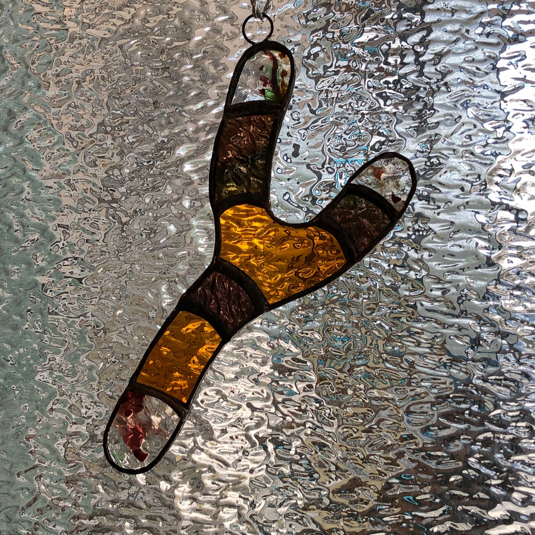 Stained Glass DNA Y Ornament - Etsy