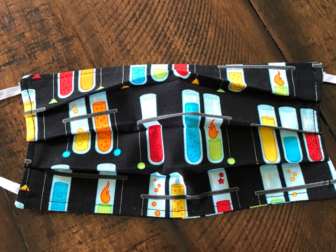 Test Tubes Face Mask - Etsy
