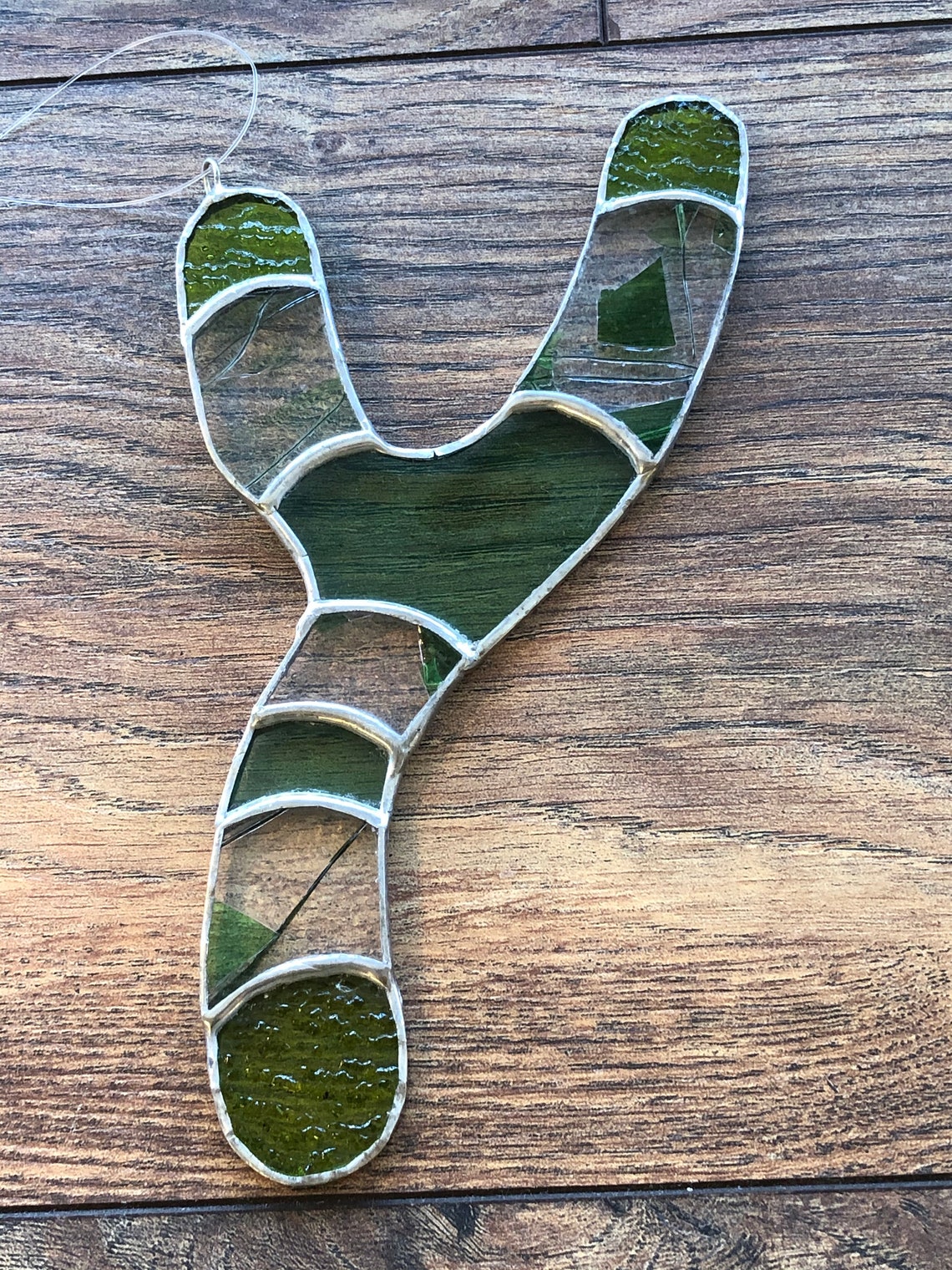 Stained Glass DNA Y Small - Etsy