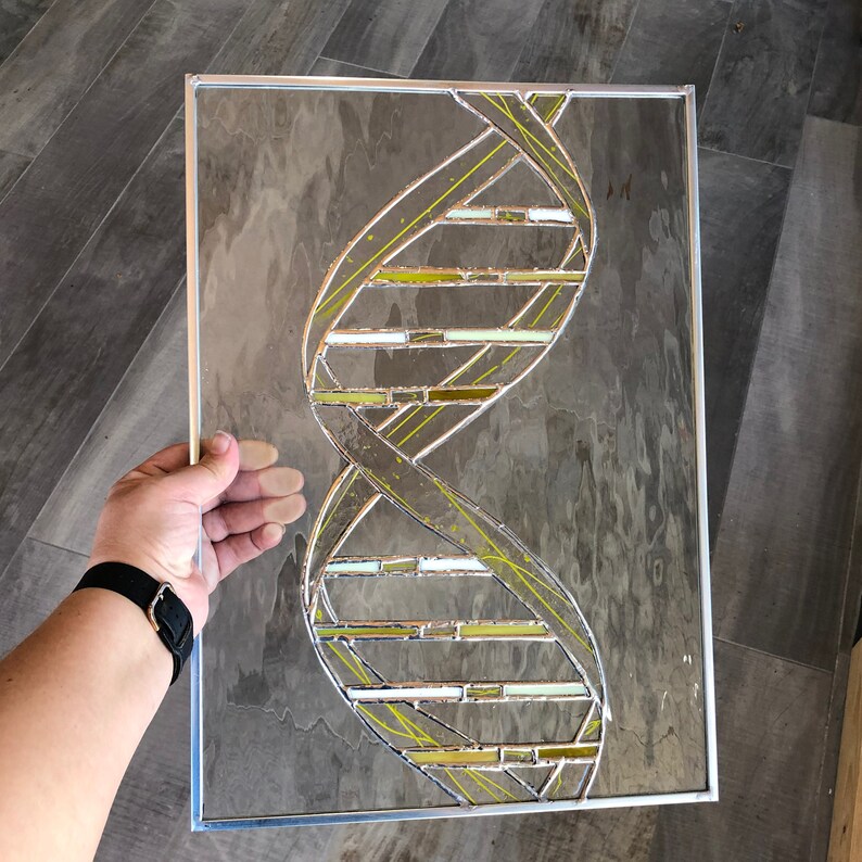 Stained Glass DNA Helix - Etsy