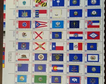 50 State Stamps - Etsy