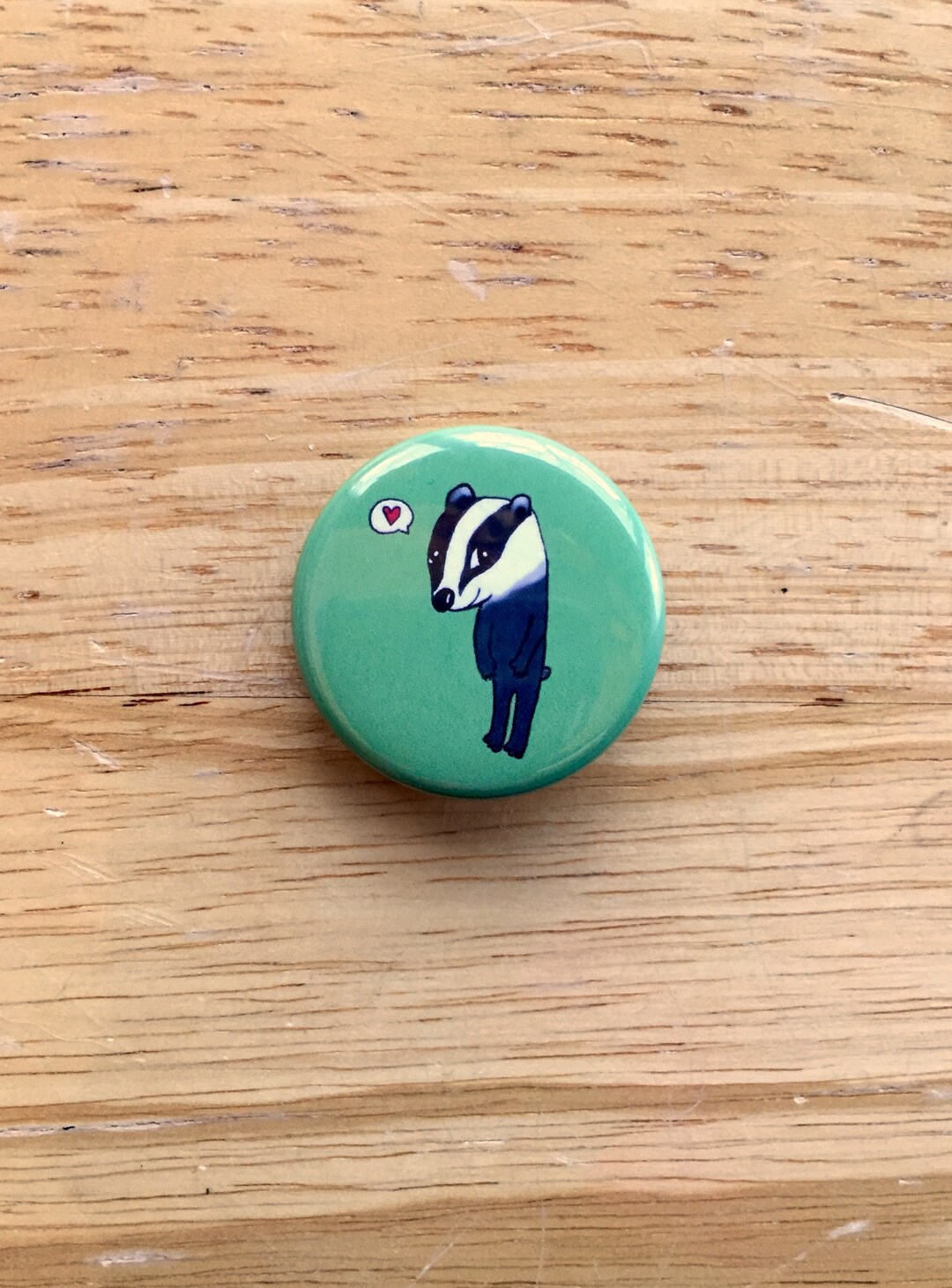 Adorable Badger Chibi 1.25 Button Badge or Magnet - Etsy
