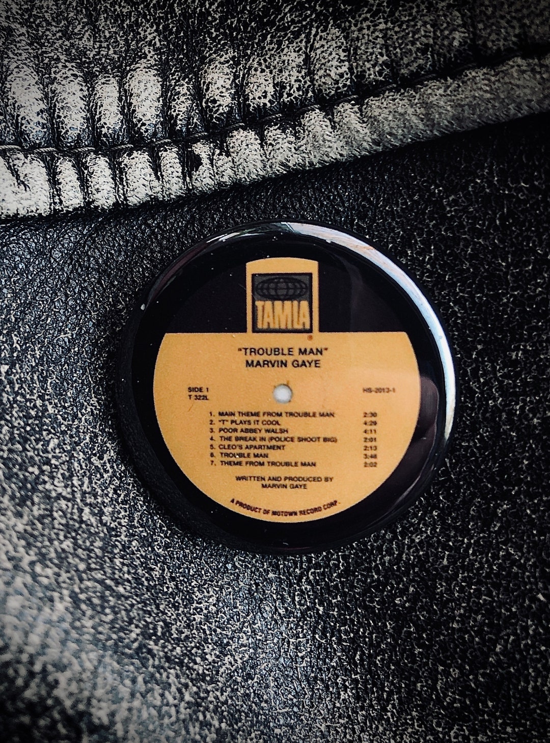 Trouble Man Marvin Gaye Soundtrack Label 1.25" Pin or Magnet - Etsy