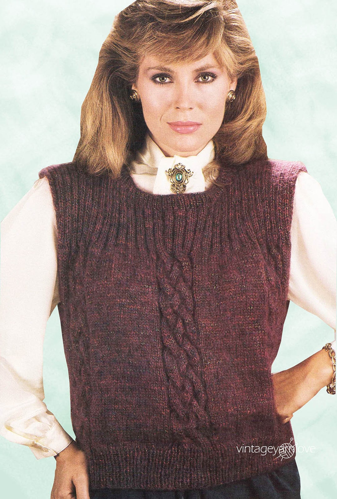 Knitting Vest Pattern. Vintage Knitting Pattern.pdf Knitting Pattern ...