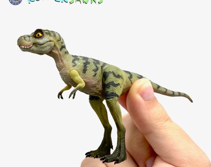 Rubbersaurs Series 2 Infant T. Rex Articulated Dinosaur Figure by Marco ...