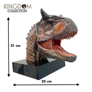 Carnotaurus Bust, Highly Detailed Hyper Realistic Dinosaur Collector ...