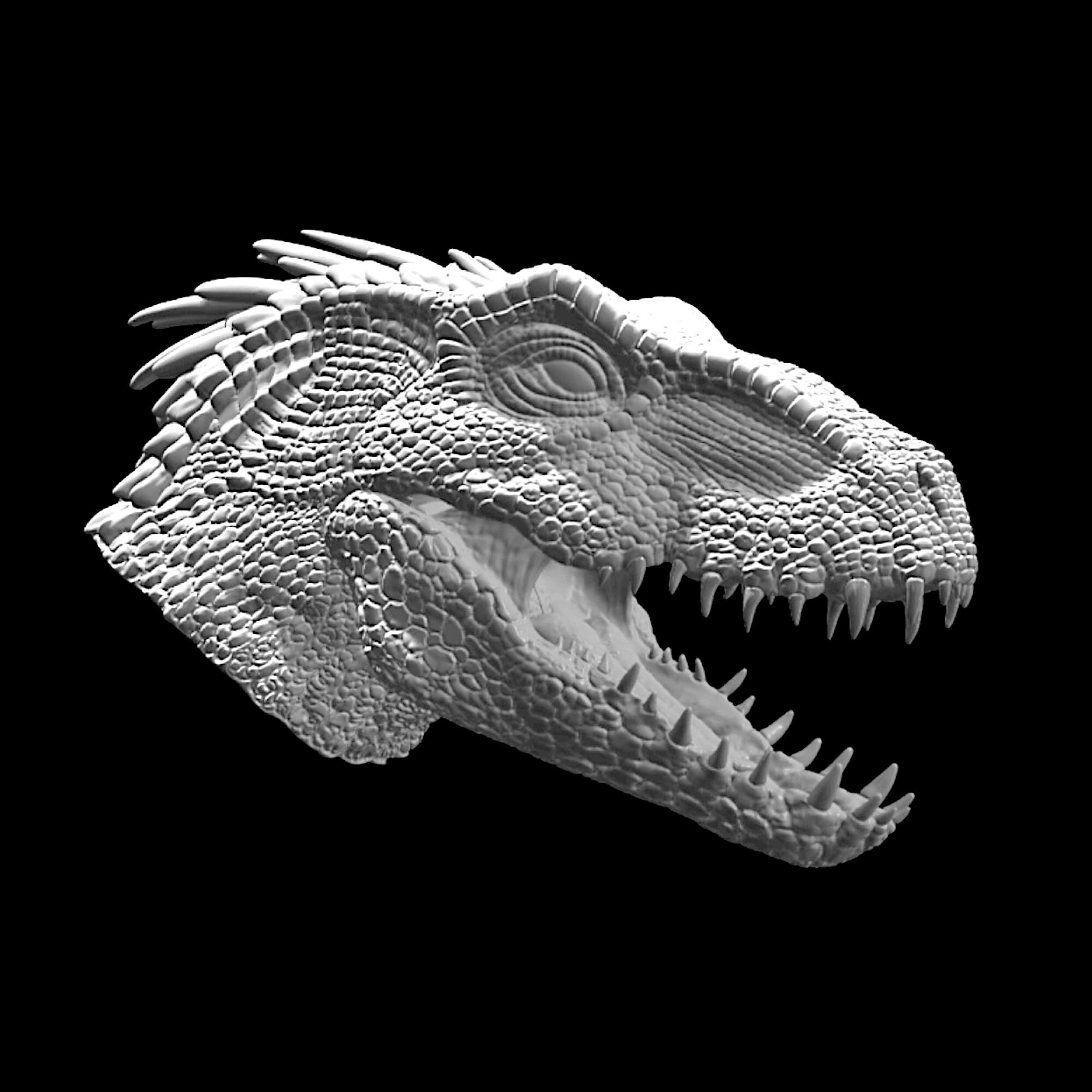 Super Posable Raptor Accurate Head Replacement STL 3D Model - Etsy UK