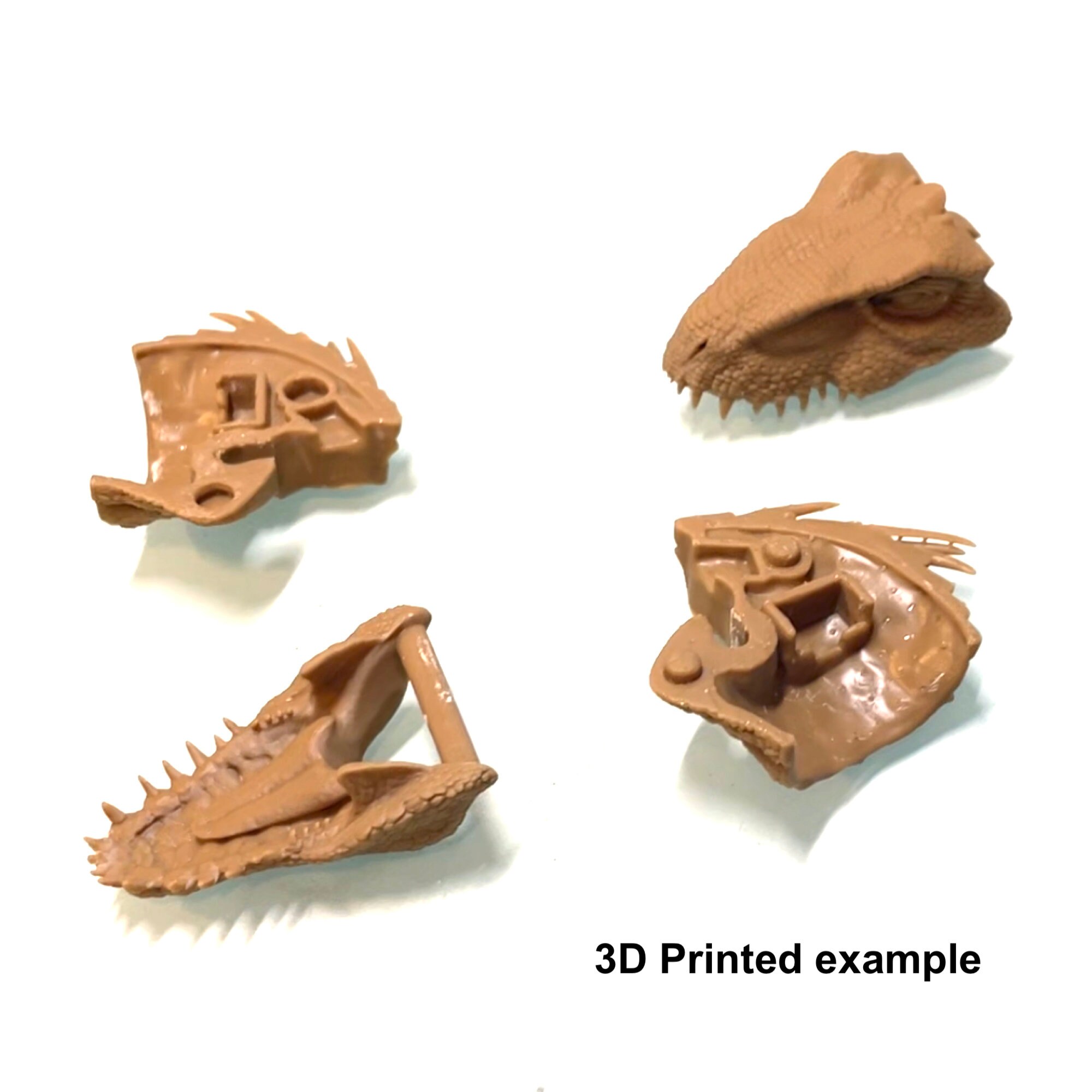 Super Posable Raptor Accurate Head Replacement STL 3D Model - Etsy UK