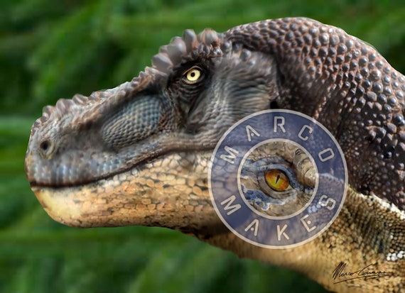 Rex Profile Dinosaur Digital Download | Etsy