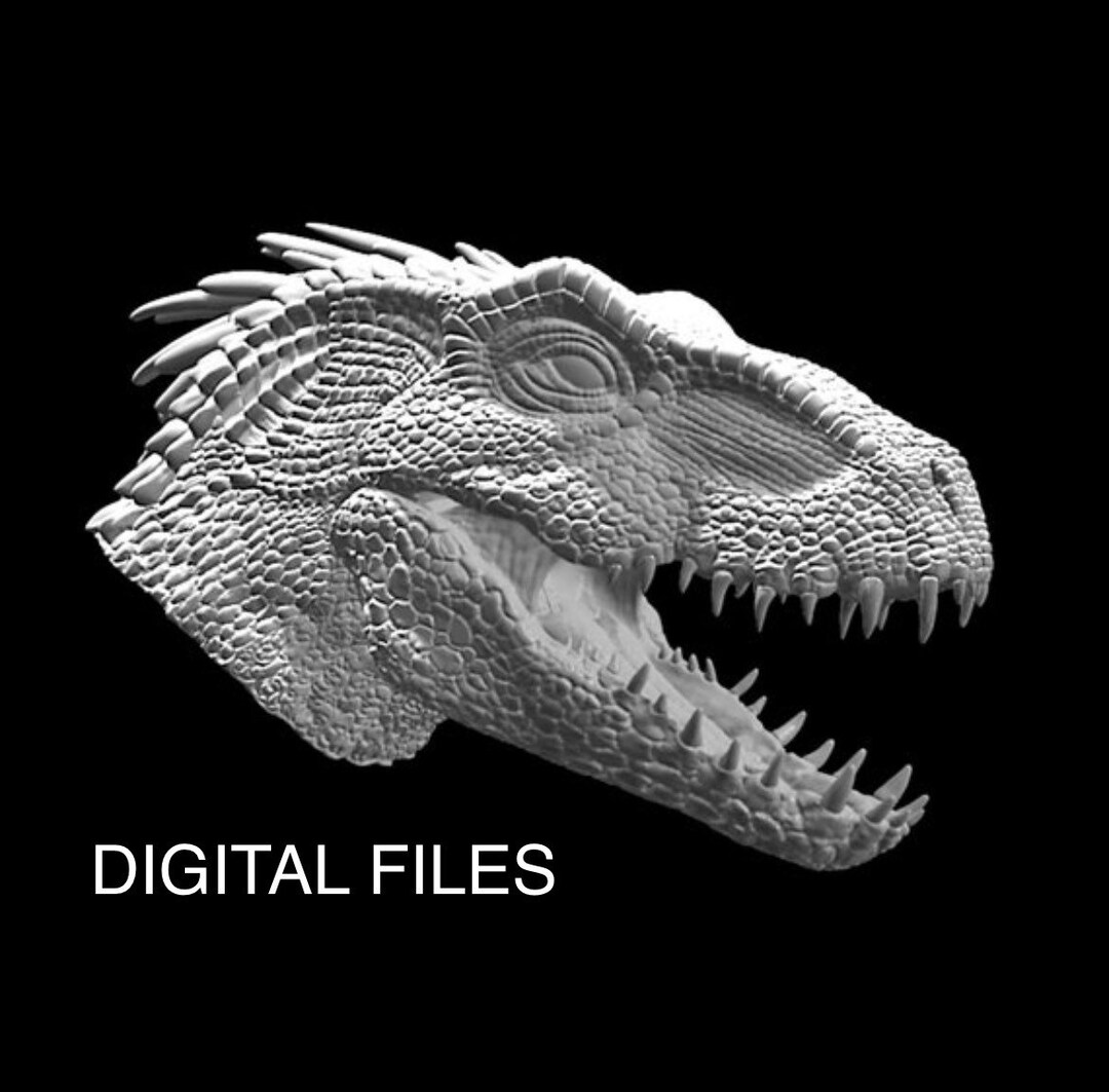 Super Posable Raptor Accurate Head Replacement STL 3D Model - Etsy UK