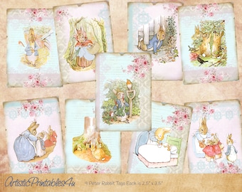 Peter Rabbit - by Beatrix Potter - Digital Collage Sheet - TT - 106 ...