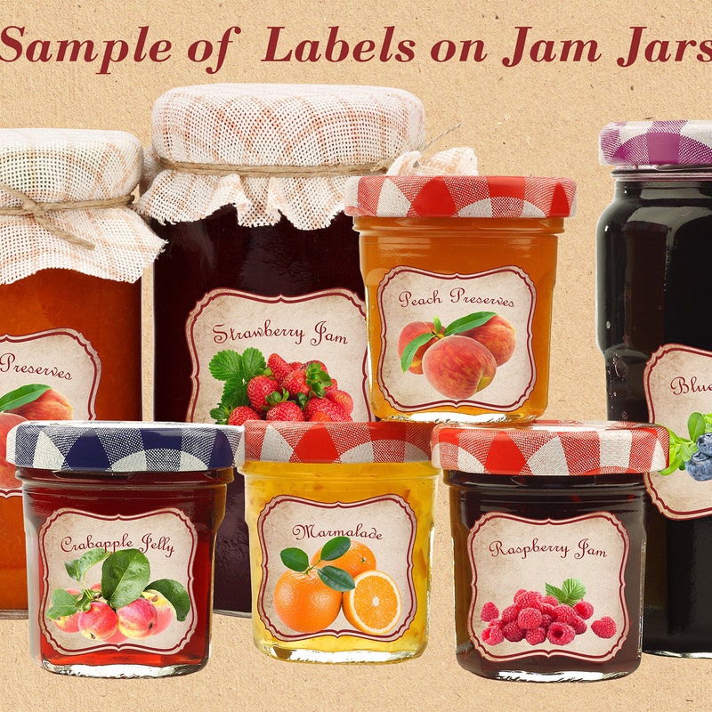 Jam Label - Etsy