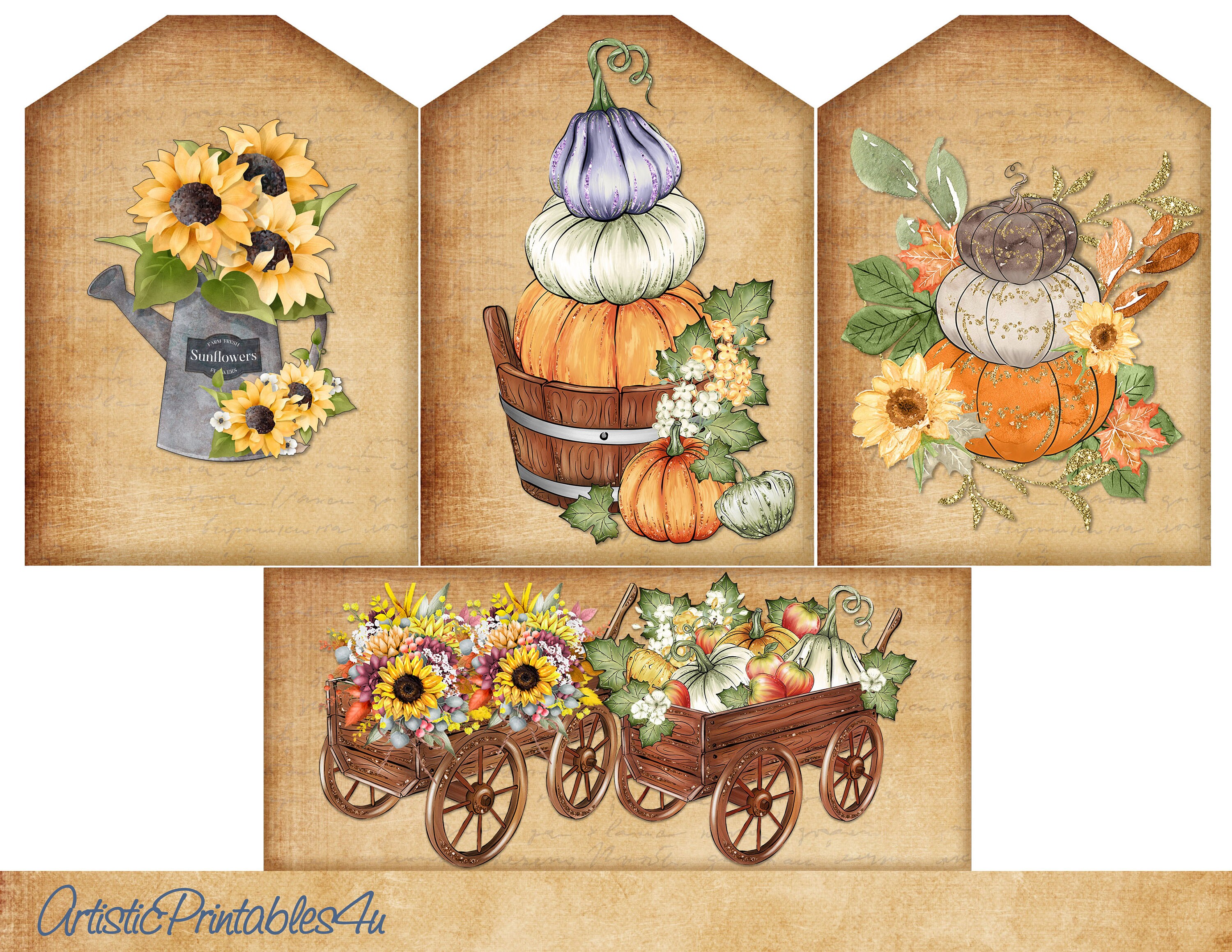 Pocket Tags Instant Download Printable Pocket Tags and - Etsy