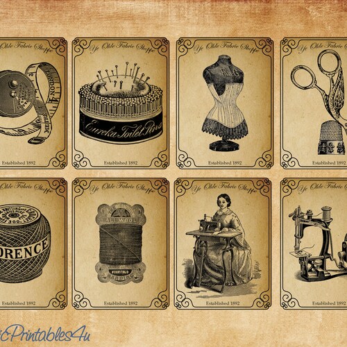 11 New Printable Sewing Labels Instant Download Digital - Etsy